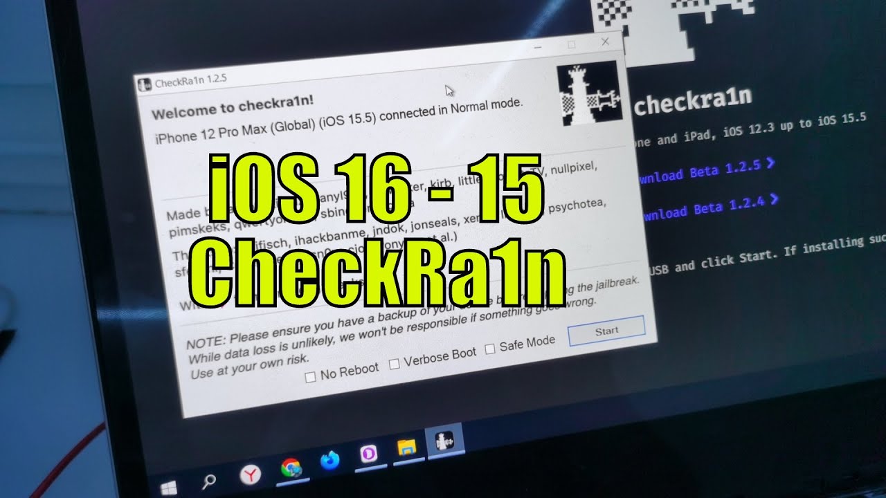 iOS 16 - 15 - 14 CheckRa1n Tool iOS 16.2 Jailbreak! - YouTube