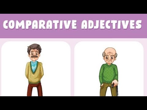 Comparative from Unit 3 : short adjectives VS long adjectives - YouTube