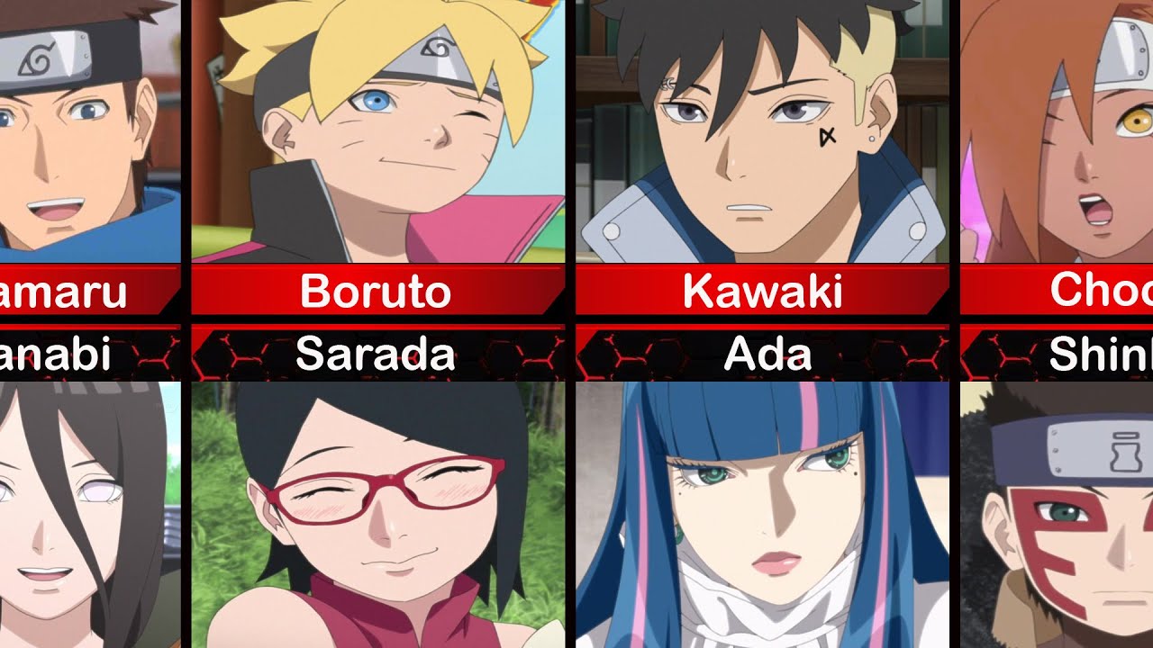 Couples of Boruto Characters - YouTube
