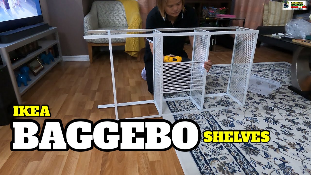 HOW TO ASSEMBLE BAGGEBO SHELVES IKEA | ADAEAGLE - YouTube