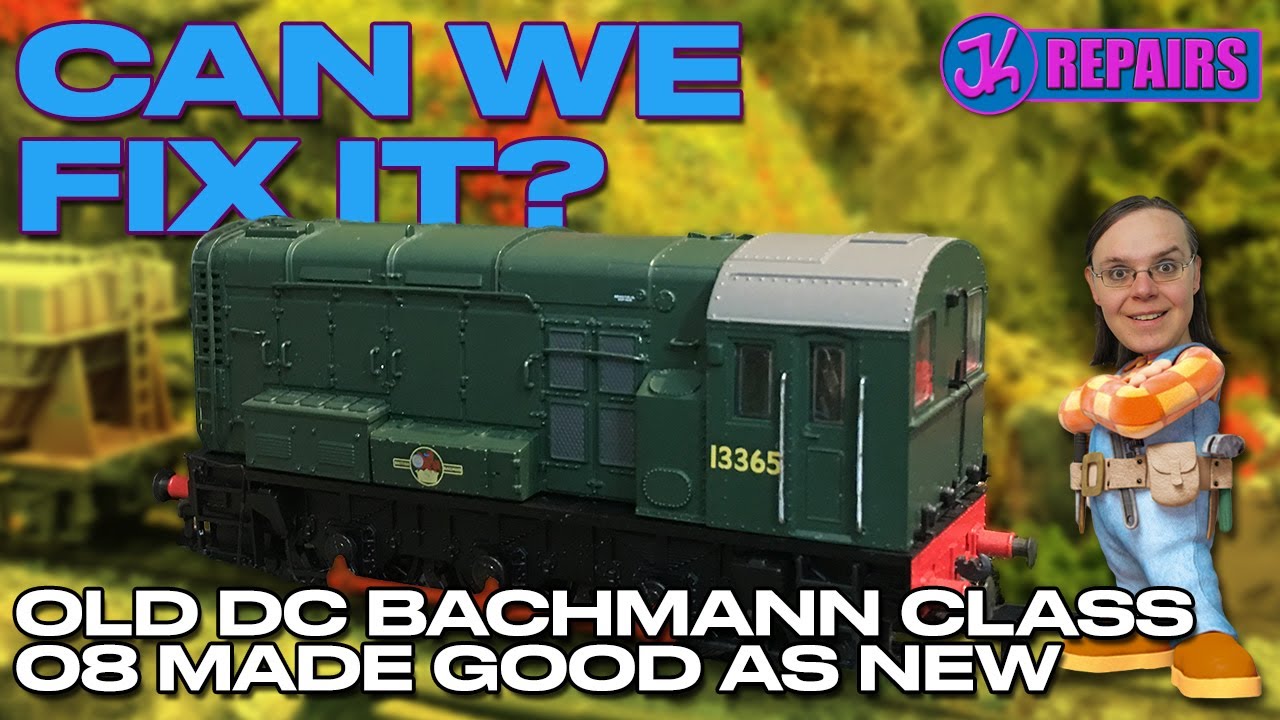 Can I Repair and DCC Fit a Damaged old Bachmann Class 08? - YouTube