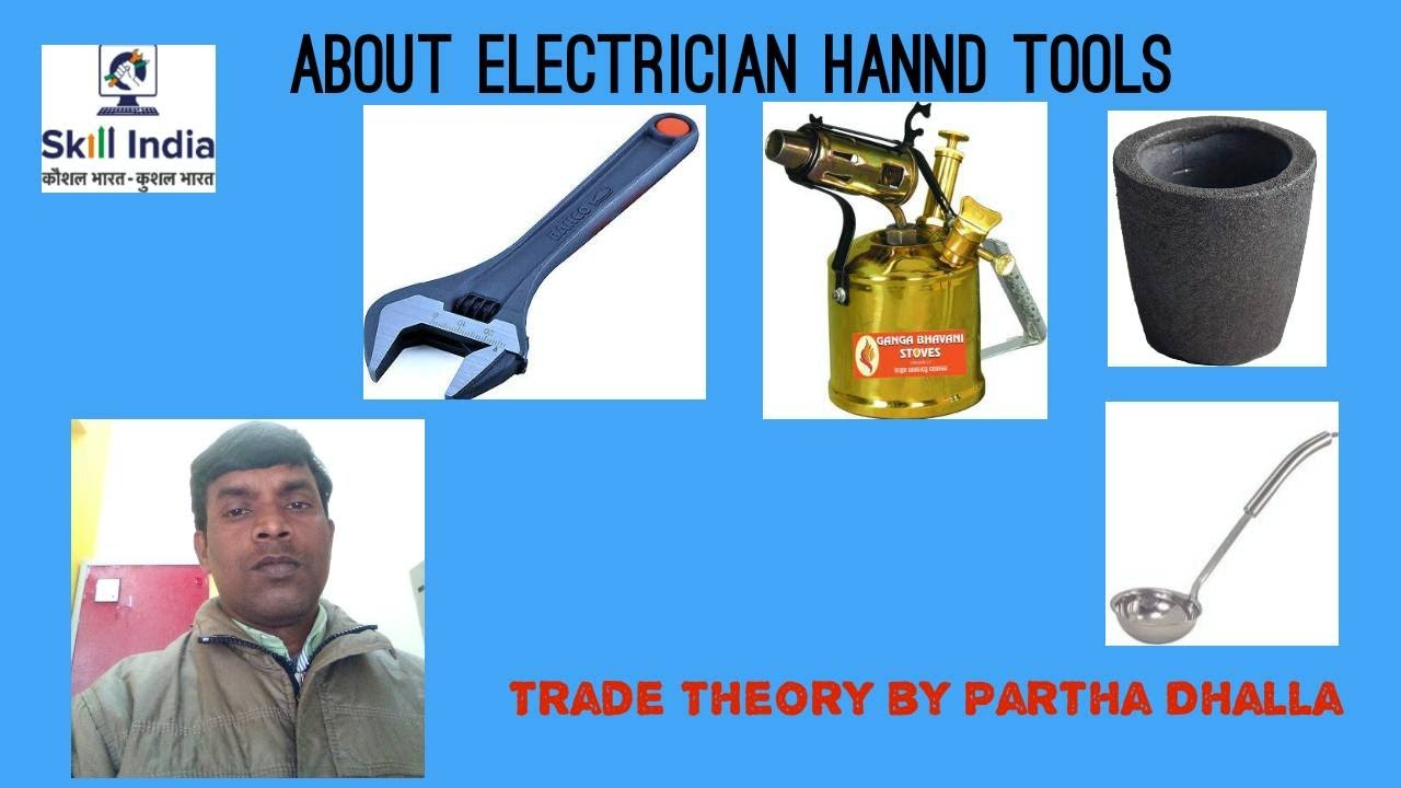 ELECTRICIAN HAND TOOLS || PART-3 || ELECTRICIAN || CHHANDAR PVT. ITI ...