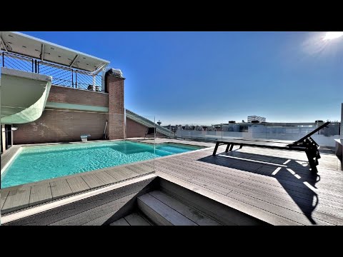 Attico panoramico Roma Eur luxury home colossea - YouTube