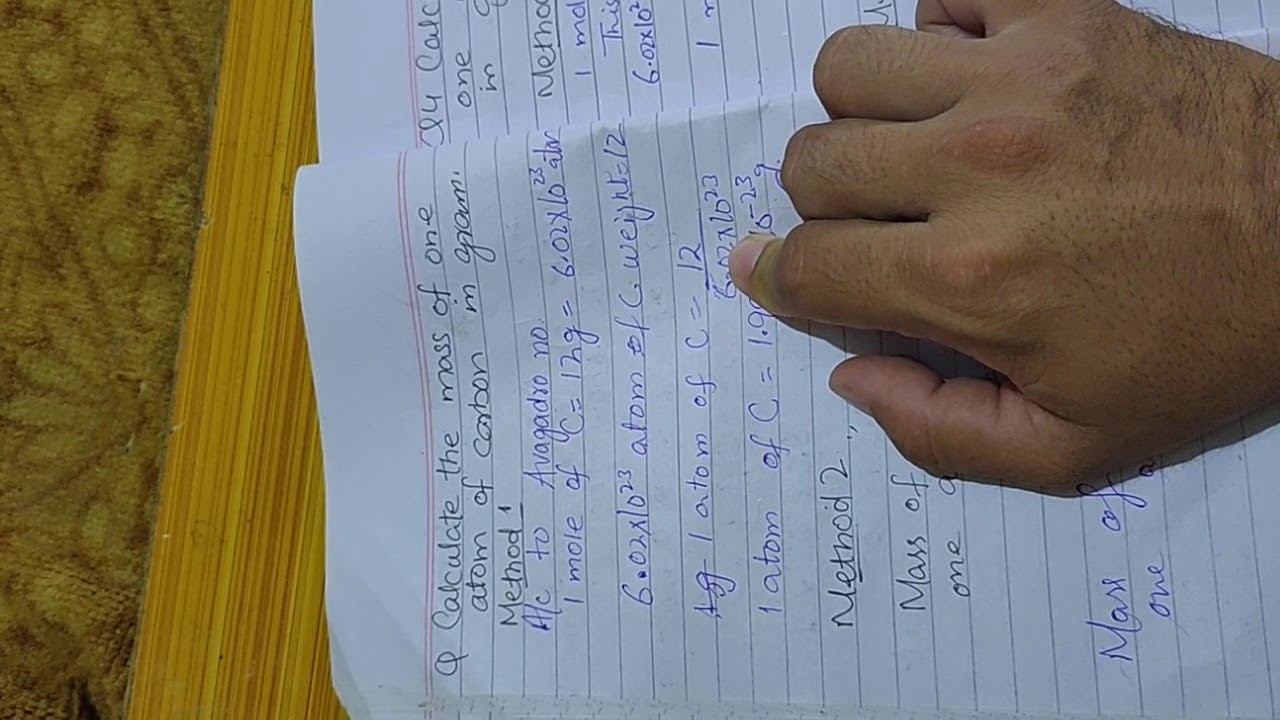 How To Calculate The Mass Of One Atom mass Of One Molecule Easily YouTube how-to-calculate-the-mass-of-one-atom-mass-of-one-molecule-easily-youtube