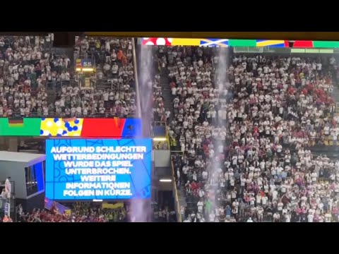 Germany vs denmark rain uefa euro 2024 - YouTube
