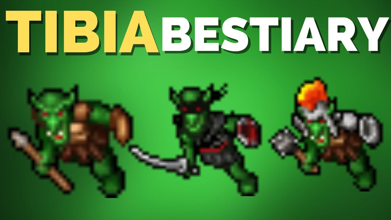 TIBIA BESTIARY Goblin, Goblin Assassin, Goblin Scavenger, Bug - Edron ...