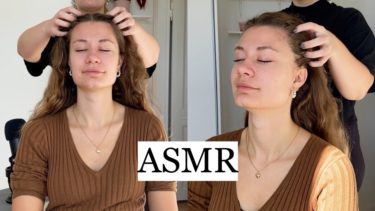 ASMR VERY SOOTHING HAIR PLAY SESSION W. FRIEND 🤍 (NO TALKING) - YouTube