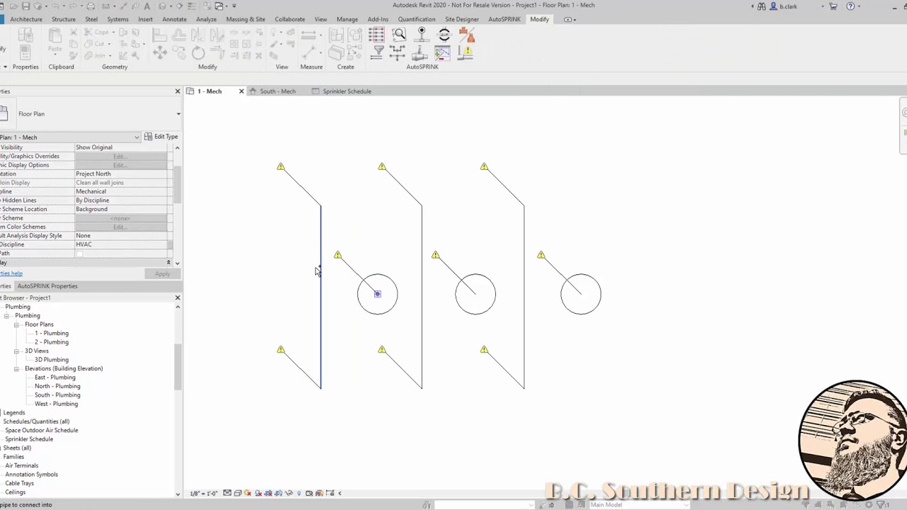 Revit: Sprinkler Head Connector Definitions and How They Can Help or ...