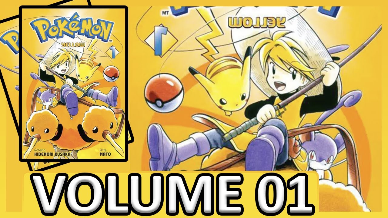 POKÉMON YELLOW VOL 1 | UNBOXING E REVIEW DO MANGÁ - YouTube