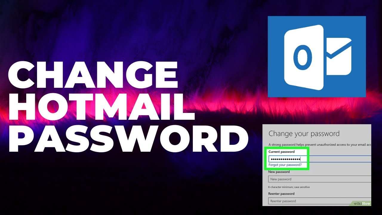 How to Change Your Hotmail Password - Step by Step Guide - YouTube