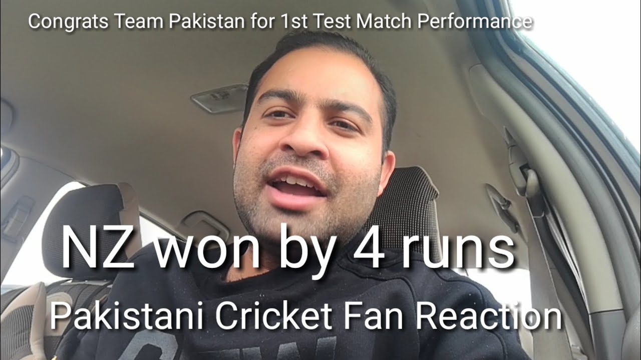 Pakistani Boy Angry Reaction - Pak vs NZ - 1st Test - NZ won by 4 runs ...