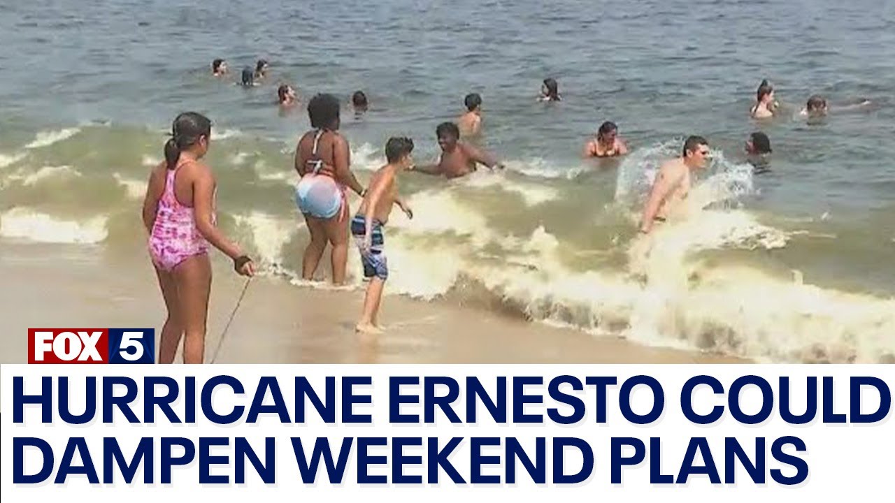 Hurricane Ernesto could dampen weekend plans - YouTube