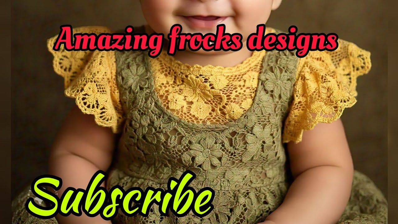 Girls frocks designs crochet work | winter crochet pattern work ...
