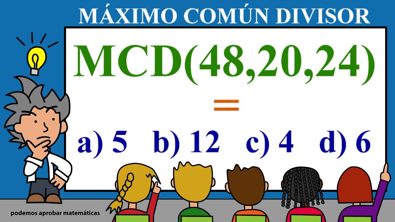 Máximo Común Divisor MCD - YouTube