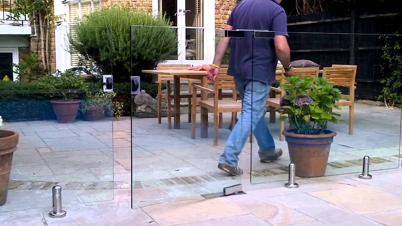Exit through our self closing pool fence door. - YouTube