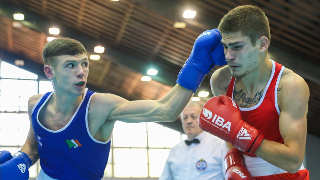 Roy Colgan (IRL) vs. Vadzim Vauchok (BLR) EUBC U23 Championships 2024 ...