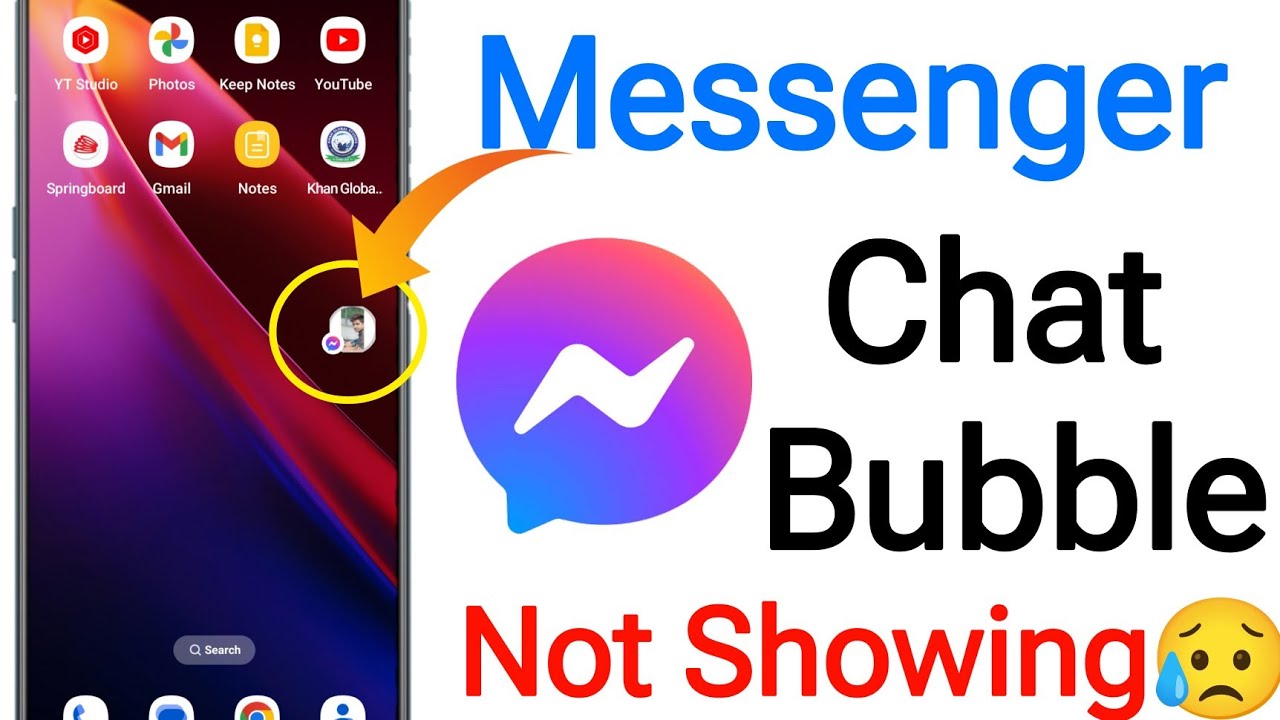 Fix Messenger chat heads/Bubble Not Showing on Android || chat bubble ...