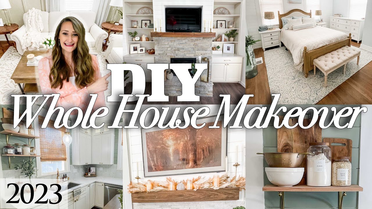 WHOLE HOUSE DIY! ONE HOUR of the BEST Home Projects! - YouTube