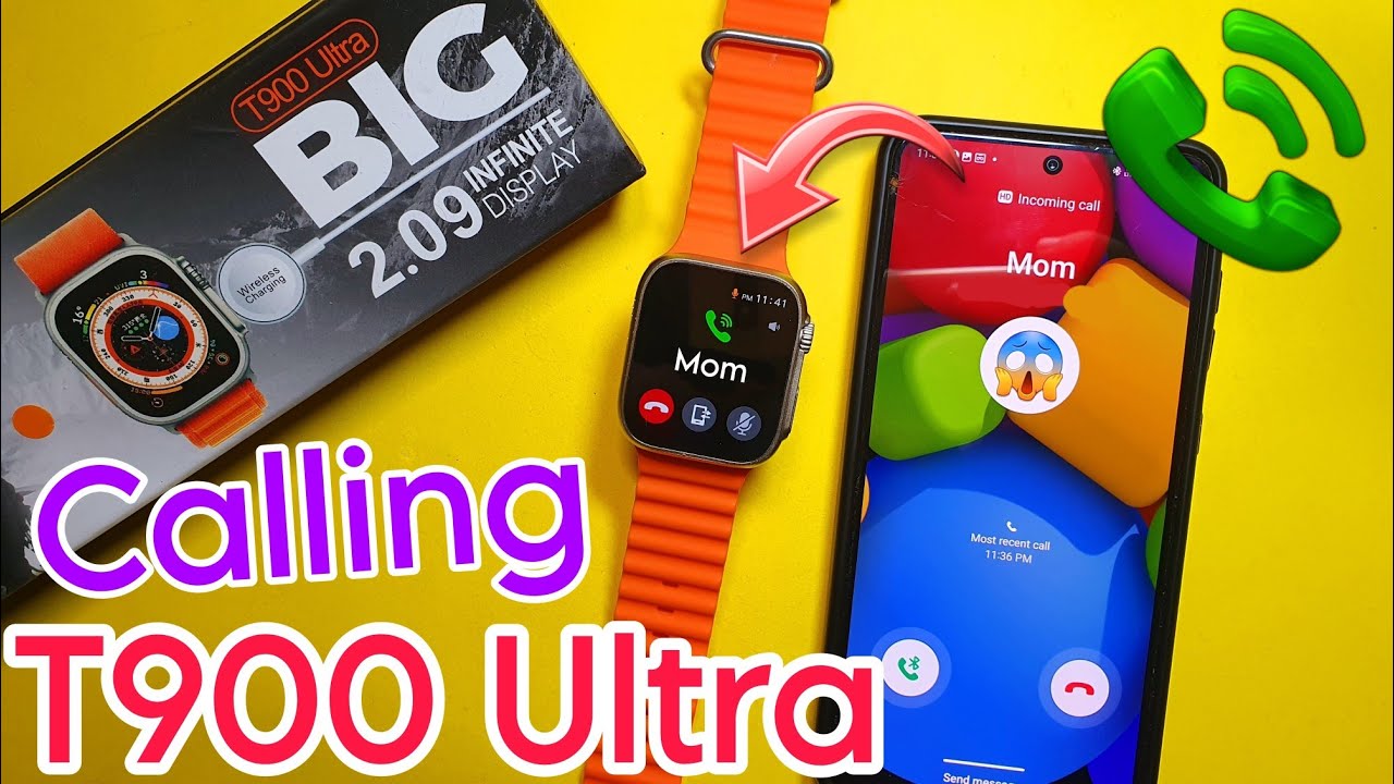 T900 ultra Smartwatch calling Setting | Call In T900 Ultra | Calling In ...