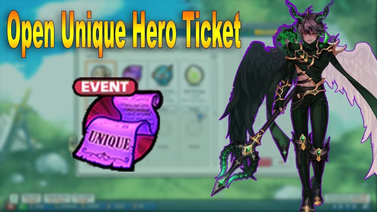 Buka Unique Hero Ticket Dapat Azazel Lost Saga Indonesia - YouTube