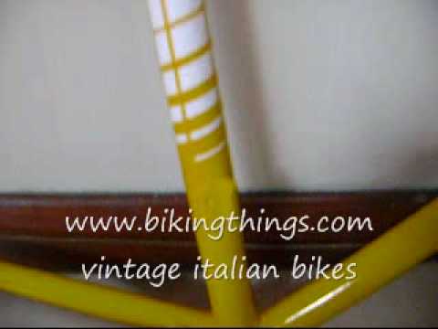 rossin vintage steel bike rossini classic columbus tt frame.wmv - YouTube