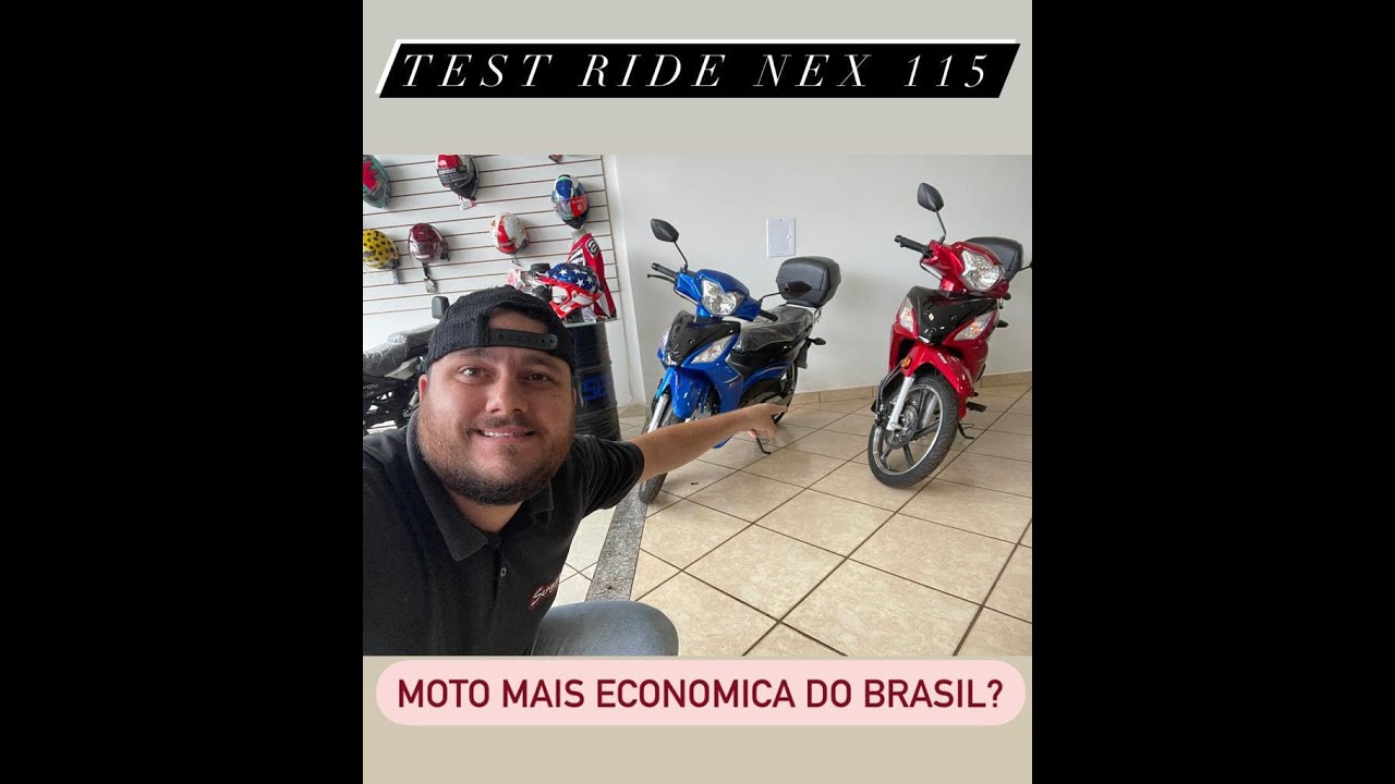 MOTO MAIS ECONOMICA DO BRASIL? | NEX 115 2022 TEST RIDE | SUZUKI ...