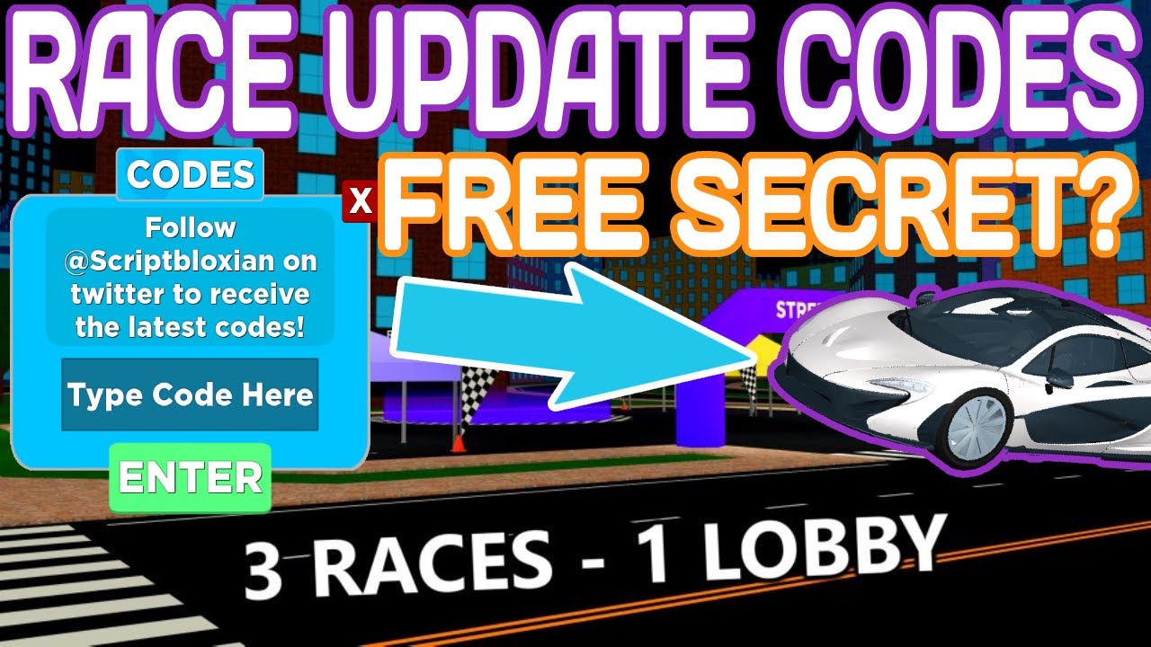 ROBLOX CAR DEALERSHIP TYCOON RACE UPDATE CODES *SECRET* - YouTube