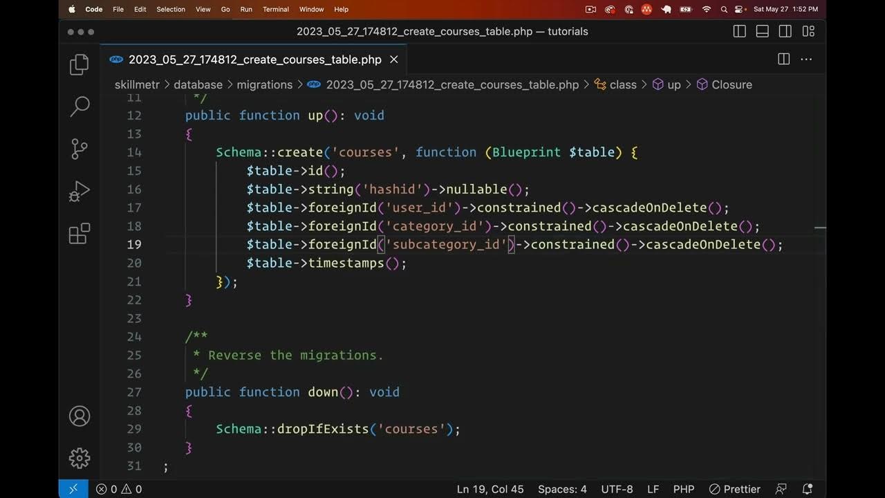 24. Course model: Laravel + Nuxt Udemy Clone - YouTube