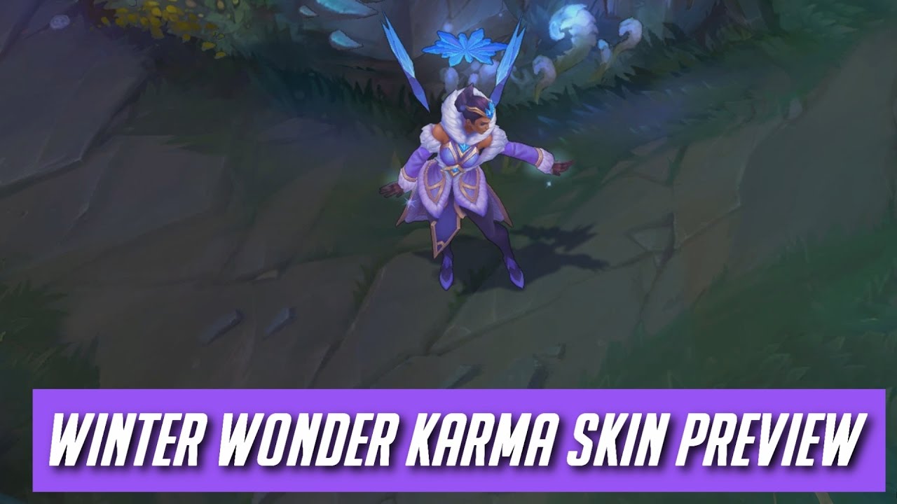 Winter Wonder Karma - Skin Preview - League of Legends - YouTube