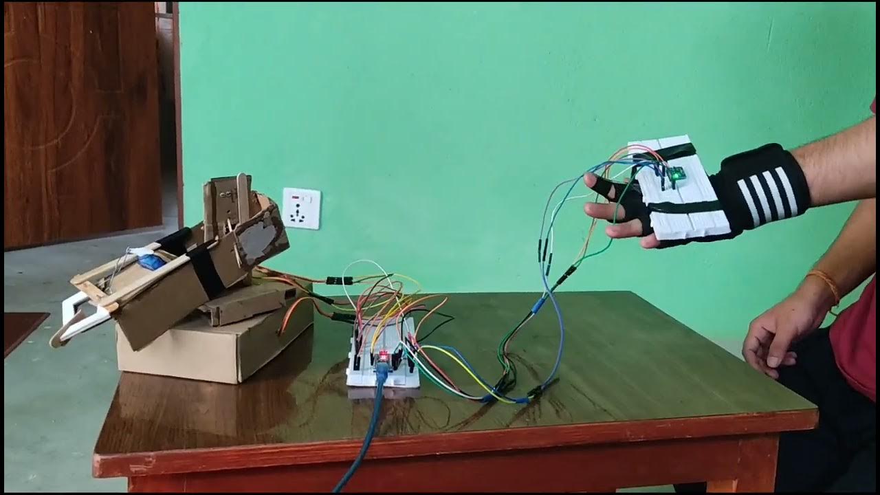Embedded System Programming Project Submission: Hand Gesture Controlled Robot Arm - YouTube