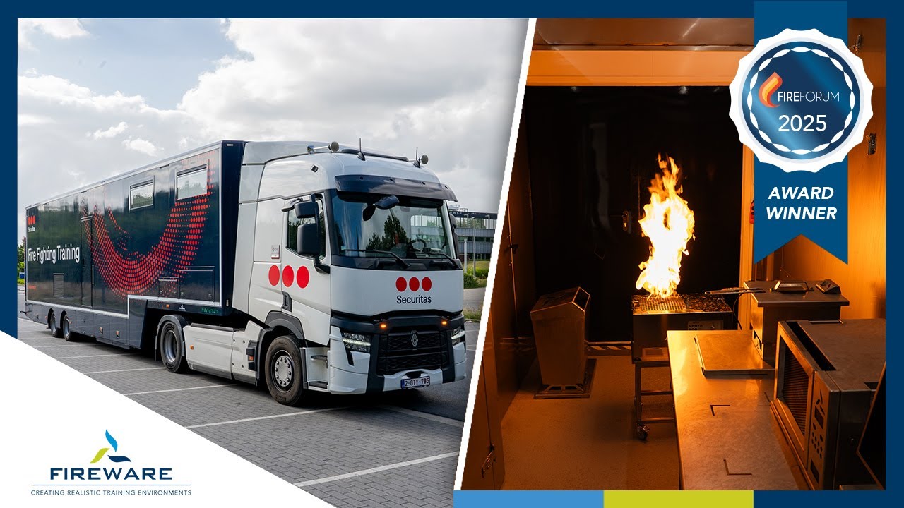 Fire Fighting Training Truck by Securitas | Award-winning in mobile ...