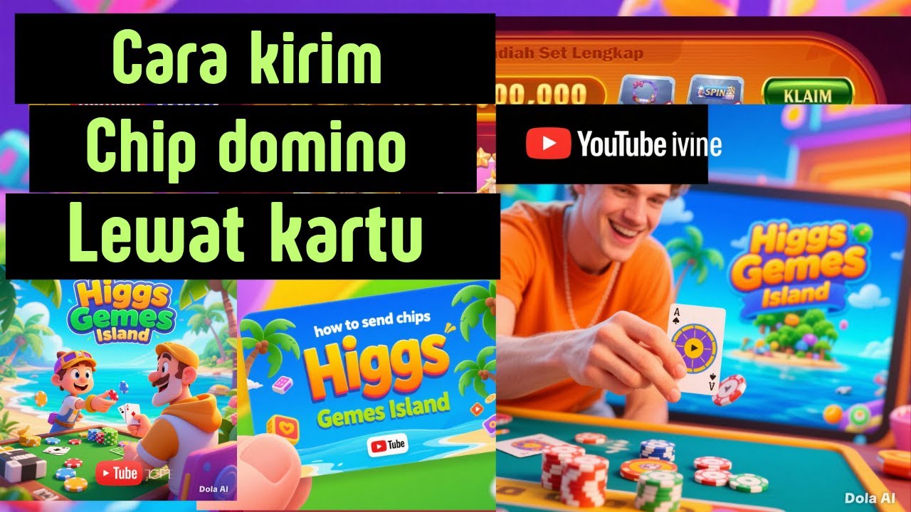 Cara kirim chip domino || cara kirim chip domino lewat kartu - YouTube