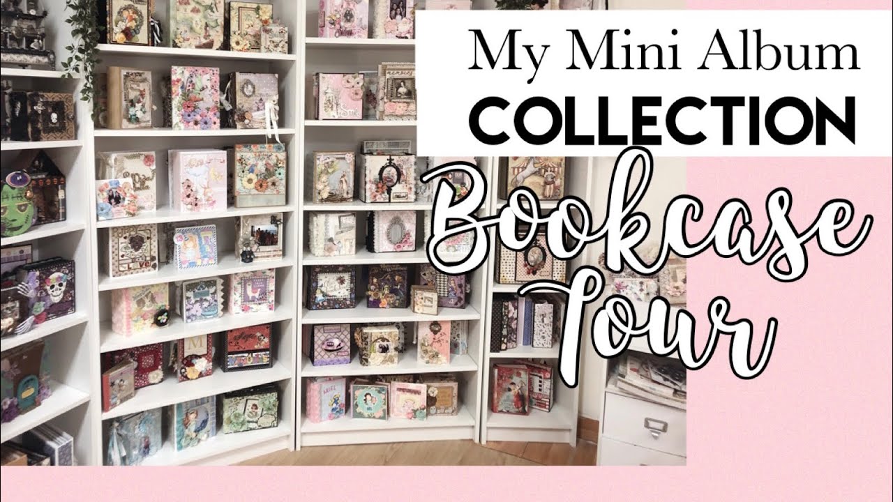 My Mini Album Collection - Requested Bookcase Tour - YouTube
