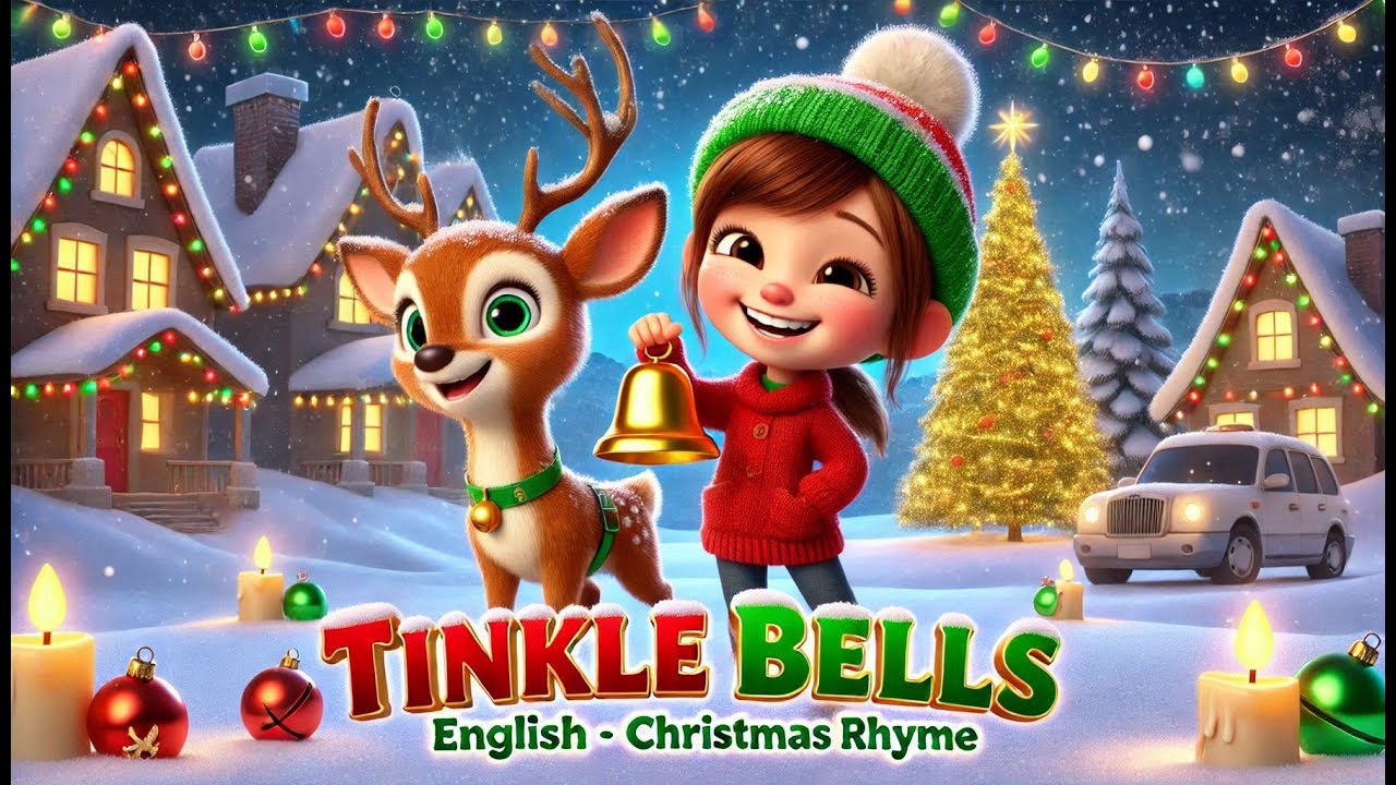 Tinkle Bells Christmas Song - English Bedtime Rhyme. - YouTube