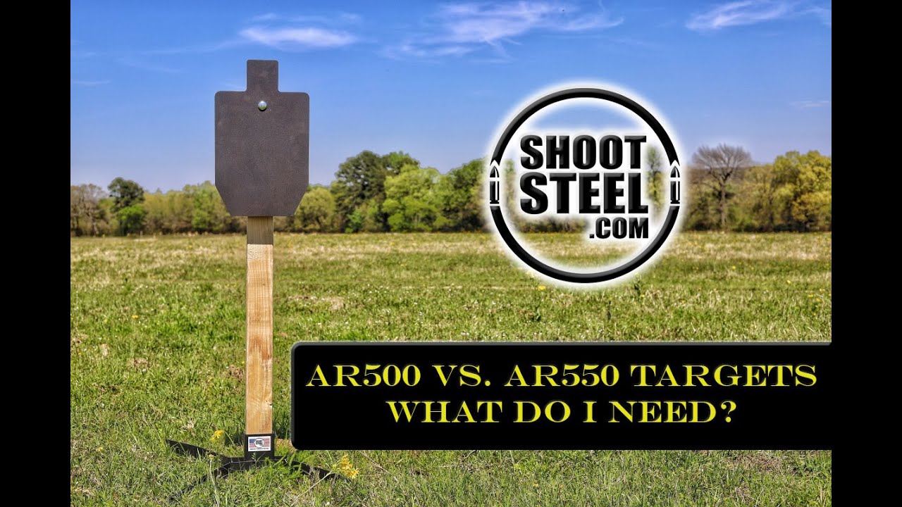AR500 vs AR550, what target do I need? - YouTube