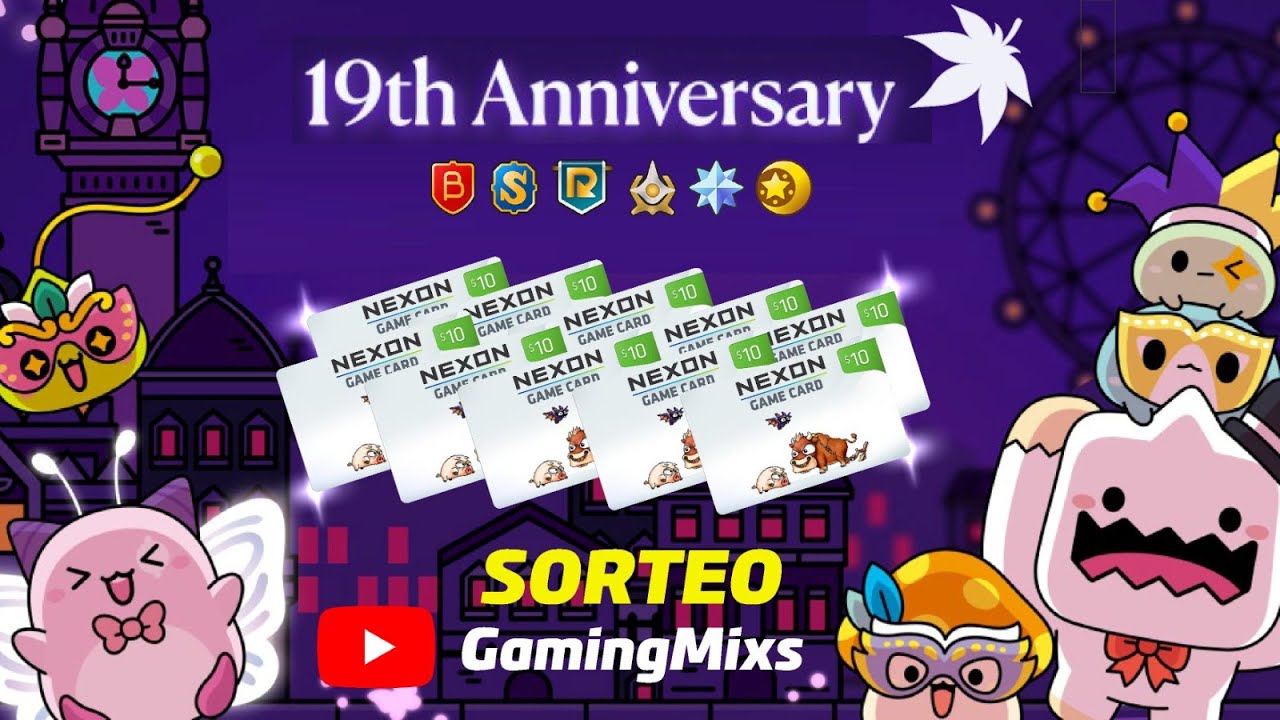 MapleStory 2024 | !Sorteo Mensual Mayo, 19th Aniversario x 100k nx ...
