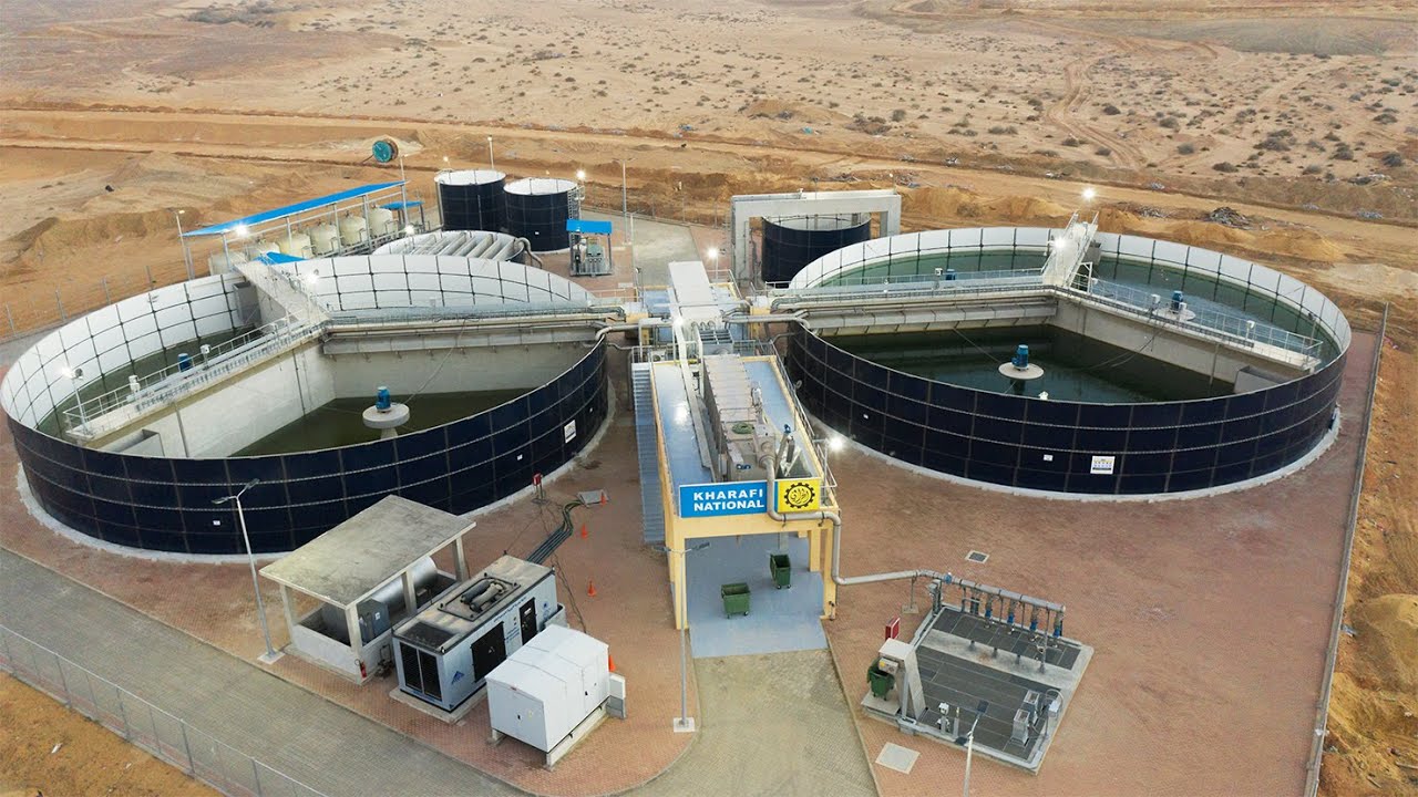 Kharafi National - Mostakbal City WWTP - YouTube
