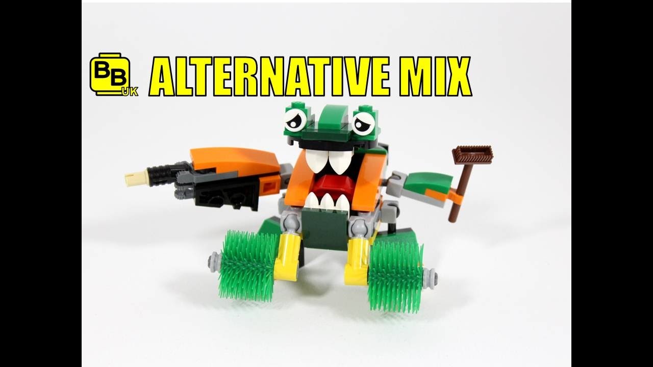 LEGO MIXELS SERIES 9 SPINZA & SWEEPZ ALTERNATIVE MIX CLEANZY - YouTube