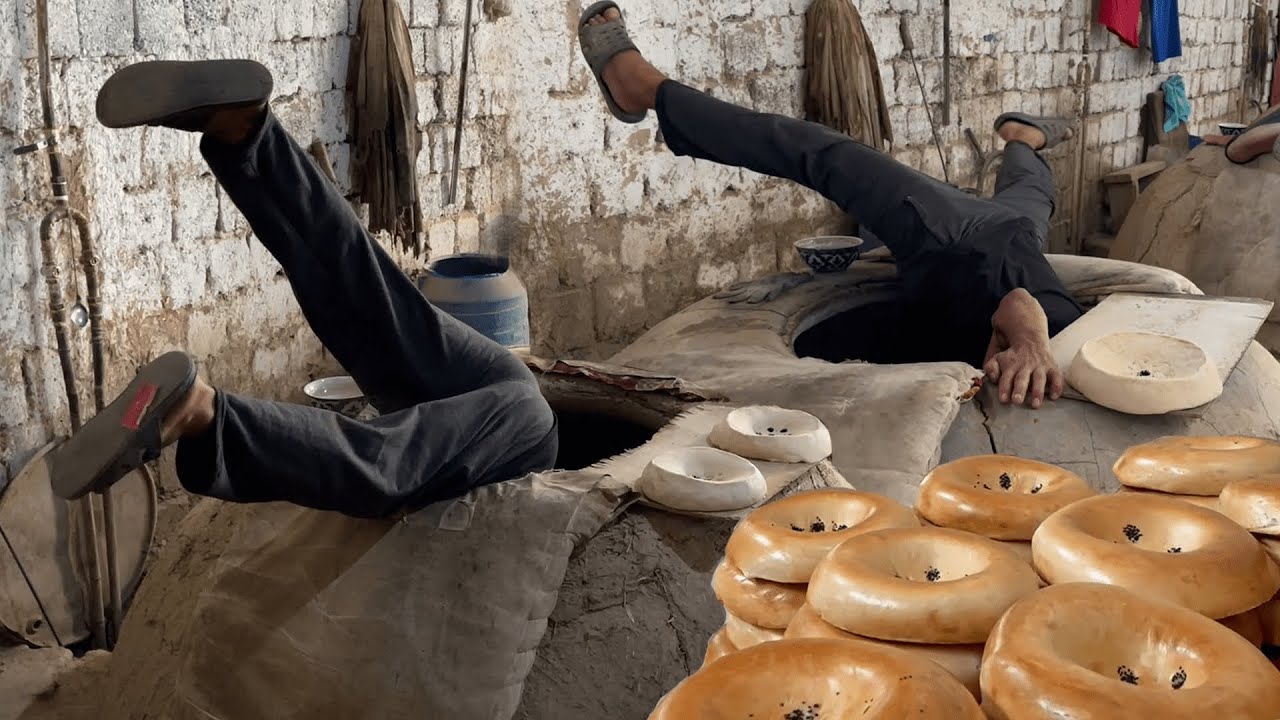 The Most Risky Job! Crazy bakers risk their lives to bake bread - YouTube