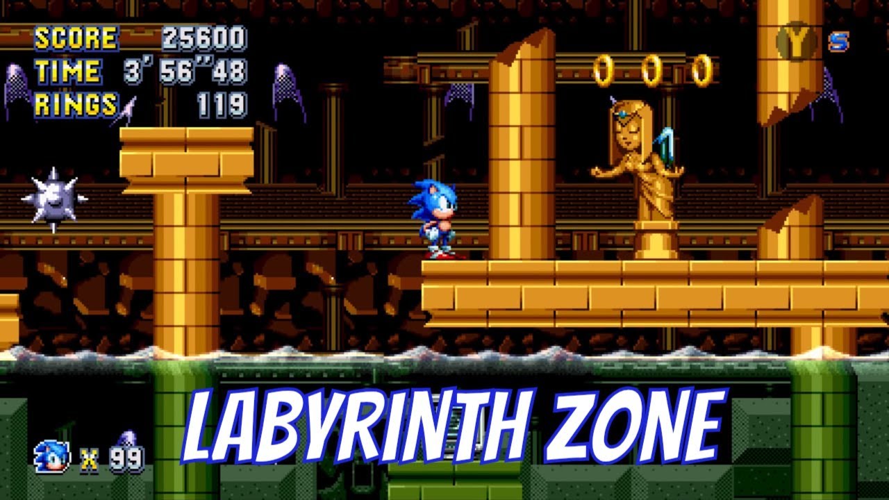 Sonic Mania - Labyrinth Zone Mod Showcase - YouTube