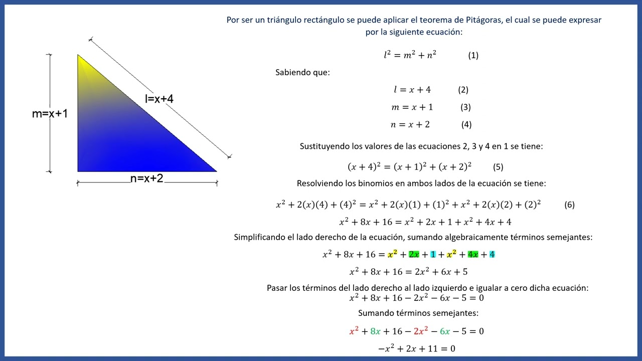 Determine La Longitud De Los Lados De Un Triangulo Rectagulo 1 M x 1 Determine La Longitud De Los Lados De Un Triangulo Rectagulo 1 M x 1