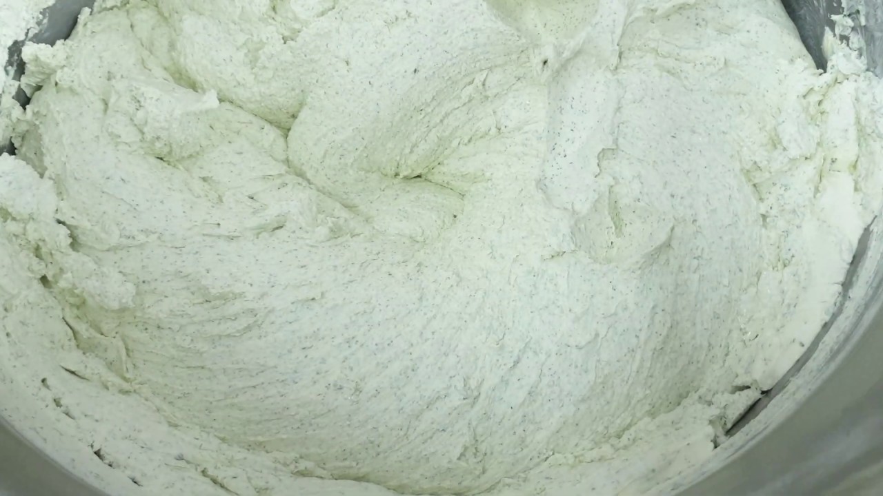 GLASS VAS high speed mixer producing cream cheese Frischkäse - YouTube