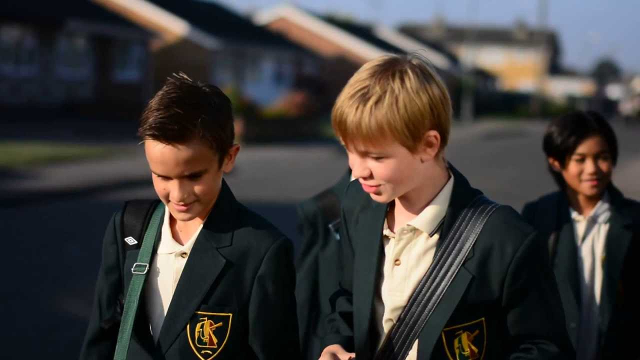 King's 1st day walking to Thurstable with his schoolmates Sept 2013 ...