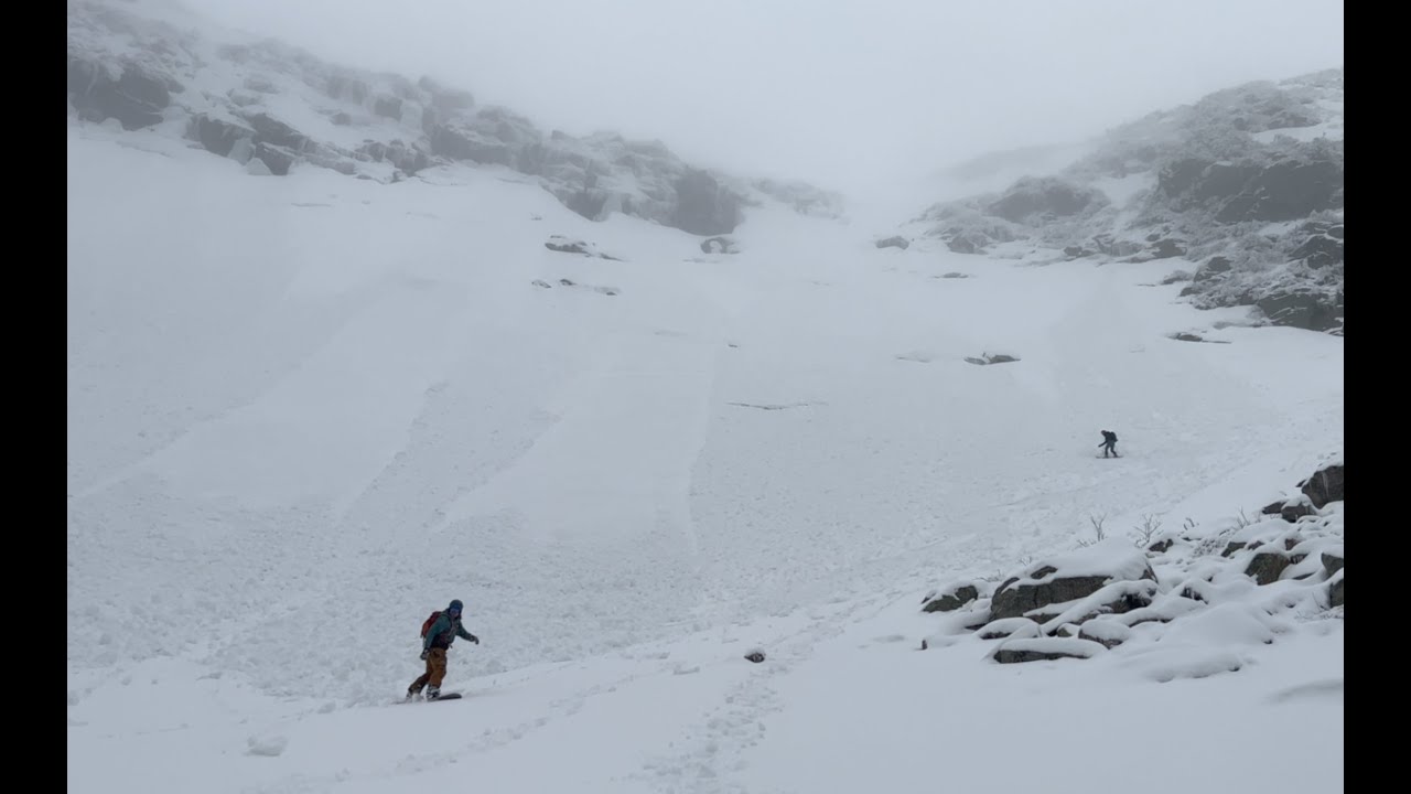 Spring skiing in Tuckerman's Ravine. April 25, 2023 - YouTube