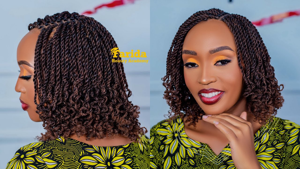 Jinsi ya kusuka Twist mpya ya FLUFFY KINKY | New hairstyle - YouTube