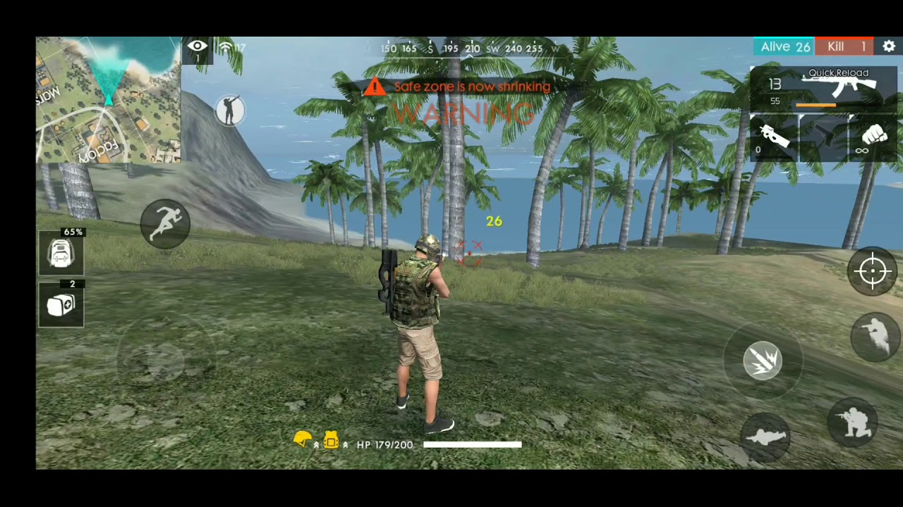 Free fire Garena Battlegrounds (Part 2) Shooting game Android - YouTube