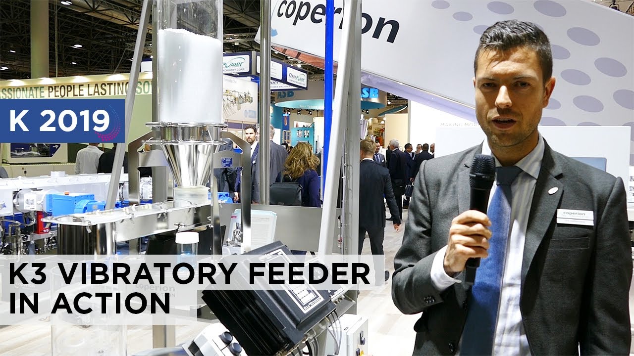 Coperion K-Tron at K 2019 - New innovative Vibratory Feeder - YouTube