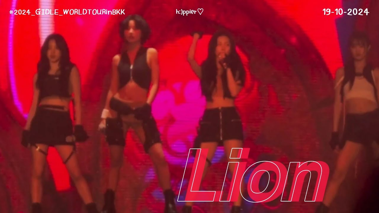 Lion (4k) - (G)I-DLE | #2024_GIDLE_WORLDTOURinBKK 191024 - YouTube