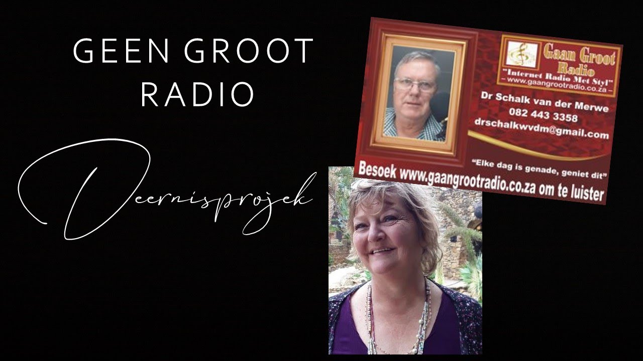 GAAN GROOT RADIO | Onderhoud met Ds. Schalk van der Merwe | My gebed ...