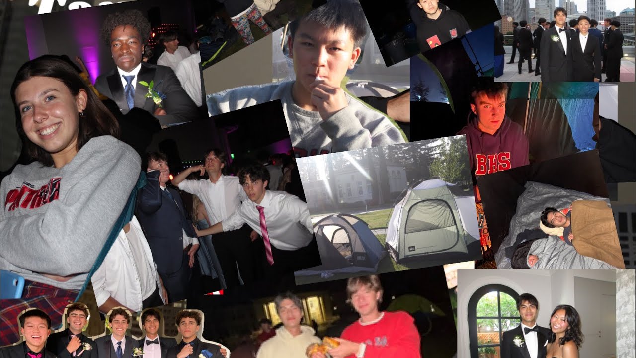 Senior prom and camp out - YouTube